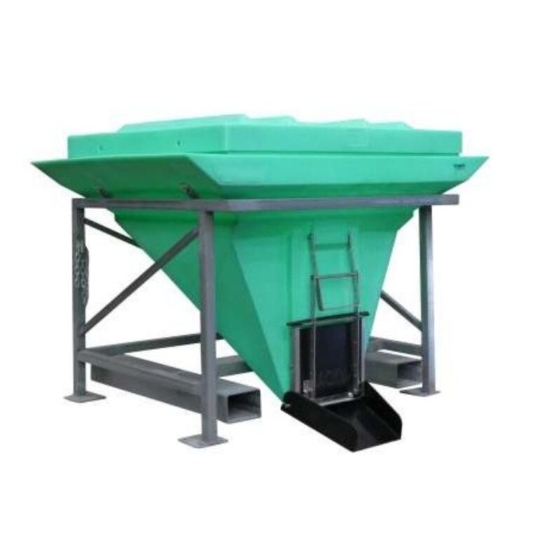 Jacky 700L Side Discharge Bins with Steel Frame - JBHCT/8 - Farm Supplies