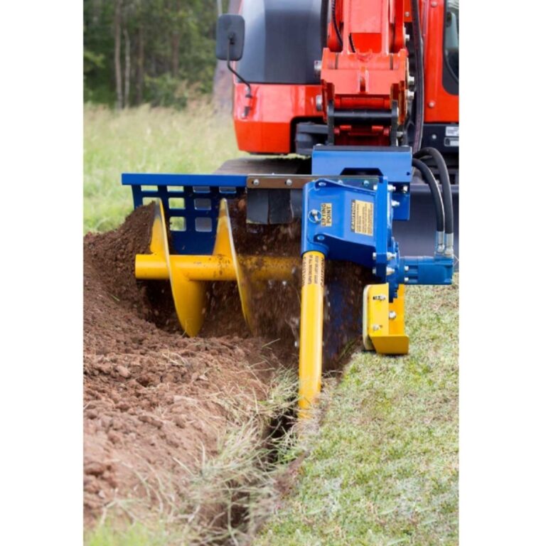 Auger Torque MT600 Trencher Only 600mm Depth - Suit Excavators & Mini ...