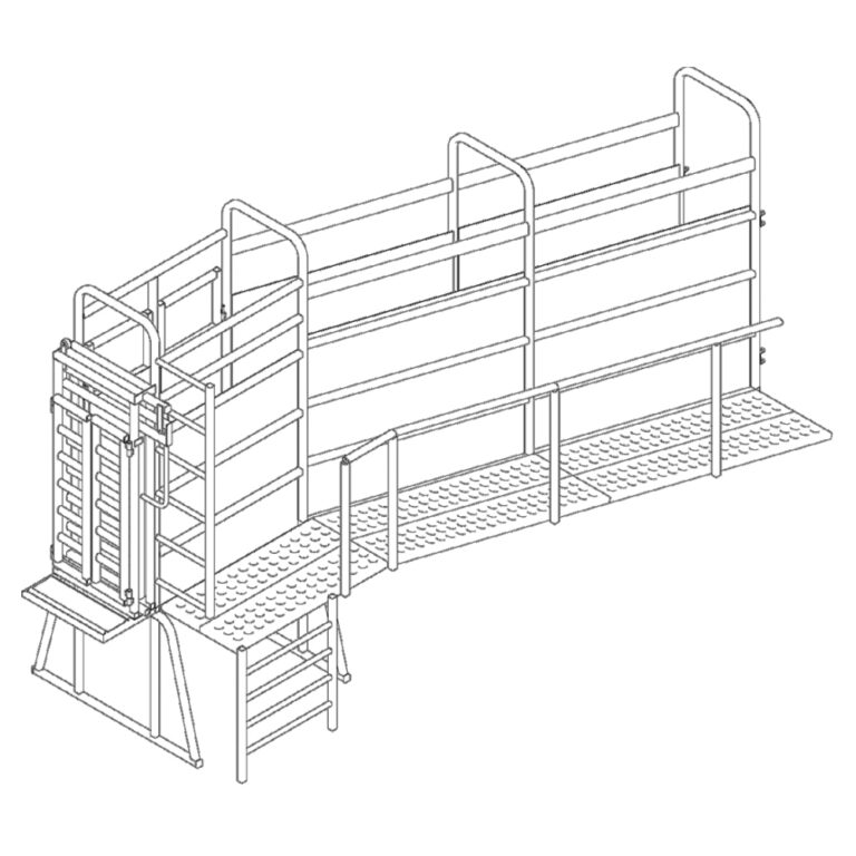Arrowquip Cattle Heavy Duty Loading Ramp - LRSCBW - Farm Supplies Machinery