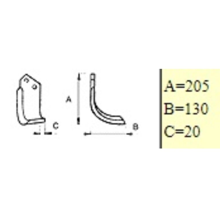 Bare-Co Rotary Hoe Blades Suit Howard Speed RH Blade 610769(9949 ...