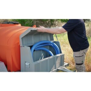 Polymaster 2000L Trailer Mounted Fire Fighting Unit 7hp Diesel Electric ...