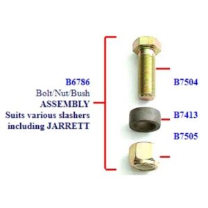 Bare-Co Slasher Blades & Bolts Kit Suit Various incl Jarrett Slashers ...