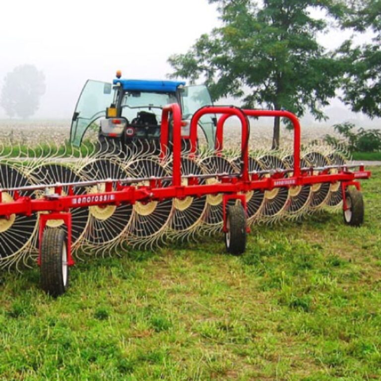 Enorossi Inline Hay Rakes 7 Wheel 4.3m - RT-7 - Farm Supplies Machinery